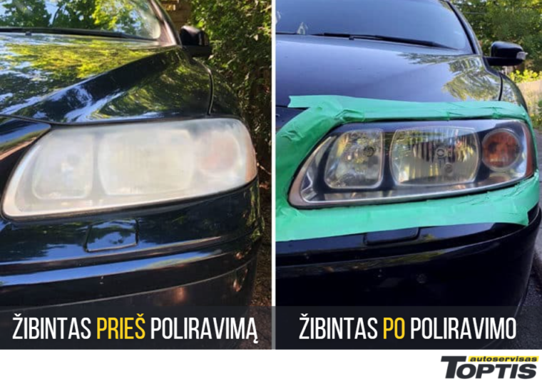 Žibintų poliravimas Vilniuje | TOPTIS